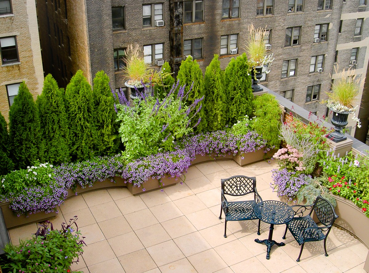Upper West Side Roof Terrace – Gresham Lang Garden Design, LLC